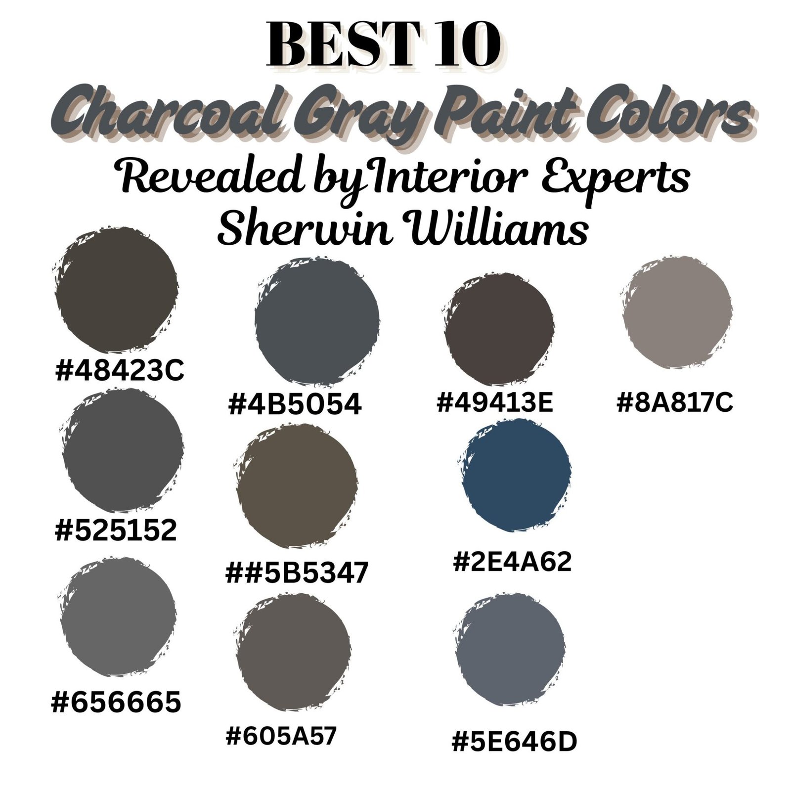 🖤 10 Charcoal Gray Paint Colors That Bring Depth and Modern ...