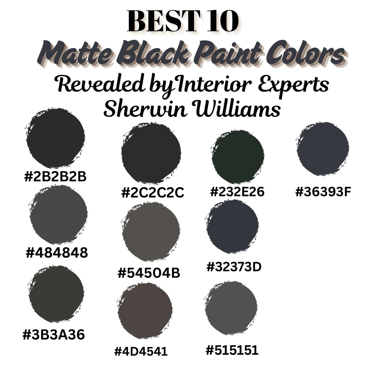 🖤 10 Matte Black Paint Colors That Add Bold Sophistication and Drama to ...